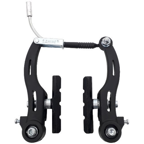 Freio V-Brake Nylon Orbital Preto S.SHINE - Jhonn Cicles Bicicletas
