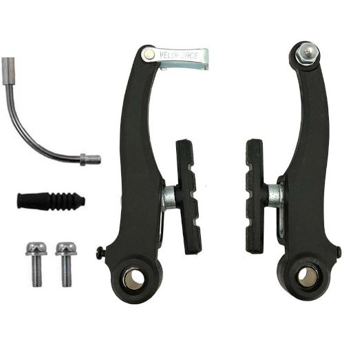 Freio V-Brake Nylon Orbital Preto Veloforce - Jhonn Cicles Bicicletas