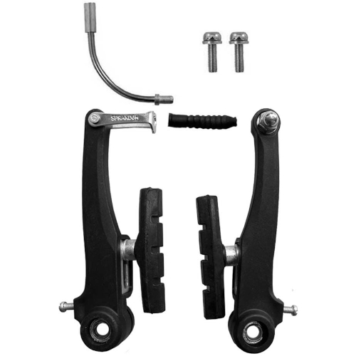 Freio V-Brake De Nylon Orbital Preto Sprandom - Jhonn Cicles Bicicletas