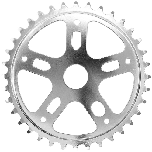 Roda Dentada 36 Dentes Aberta 5F Aço Preto Logan - Jhonn Cicles Bicicletas